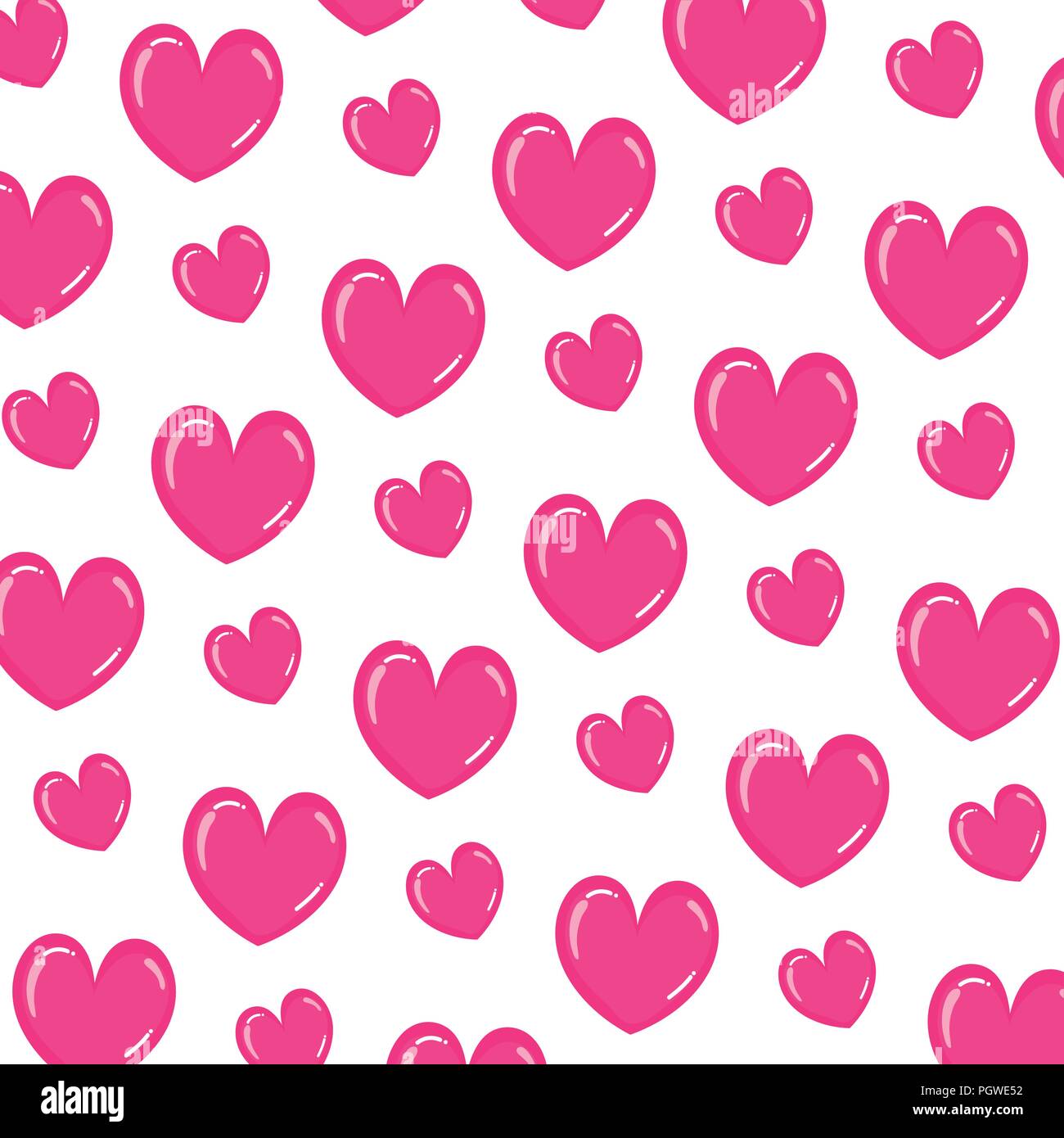 beauty heart romance symbol background Stock Vector Image & Art - Alamy