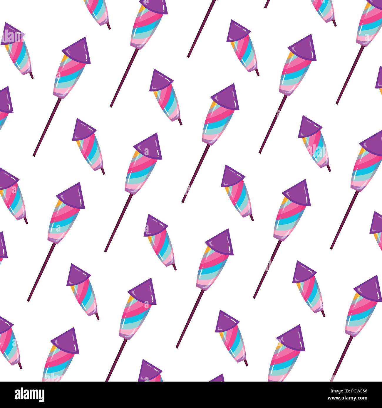 firework object to celebration holiday background Stock Vector Image ...