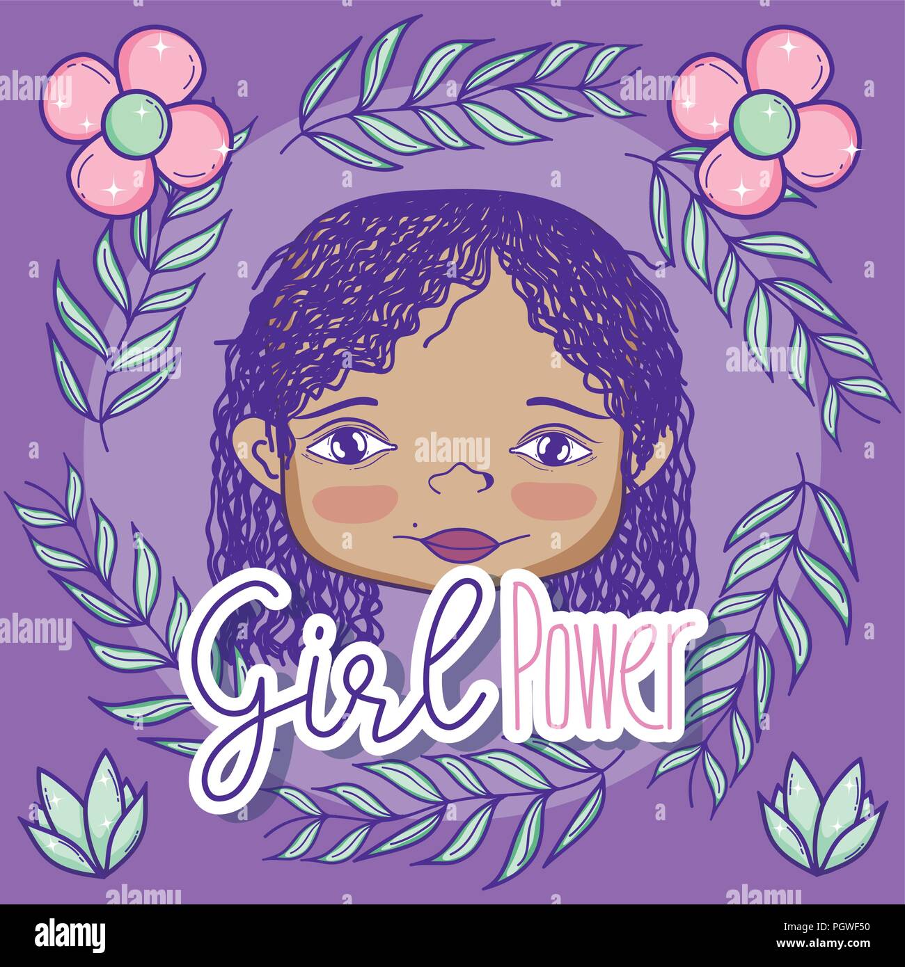 Girl power cartoon Stock Vector Image & Art - Alamy