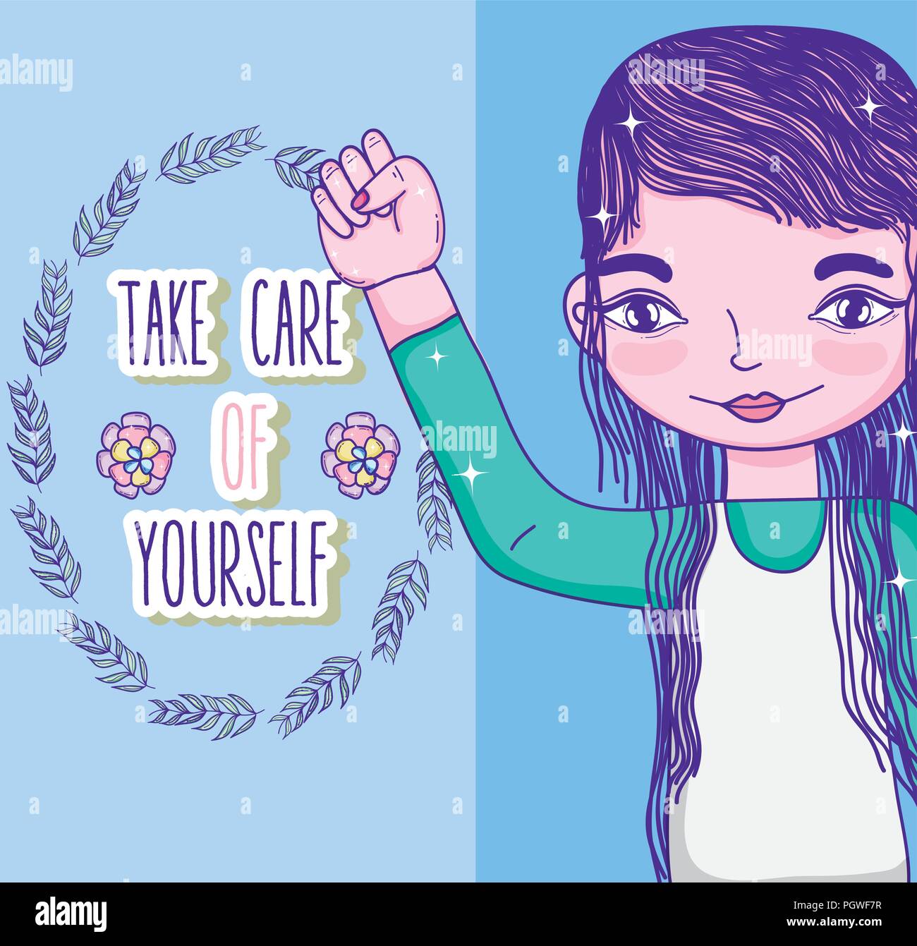 Girl power cartoon Stock Vector Image & Art - Alamy