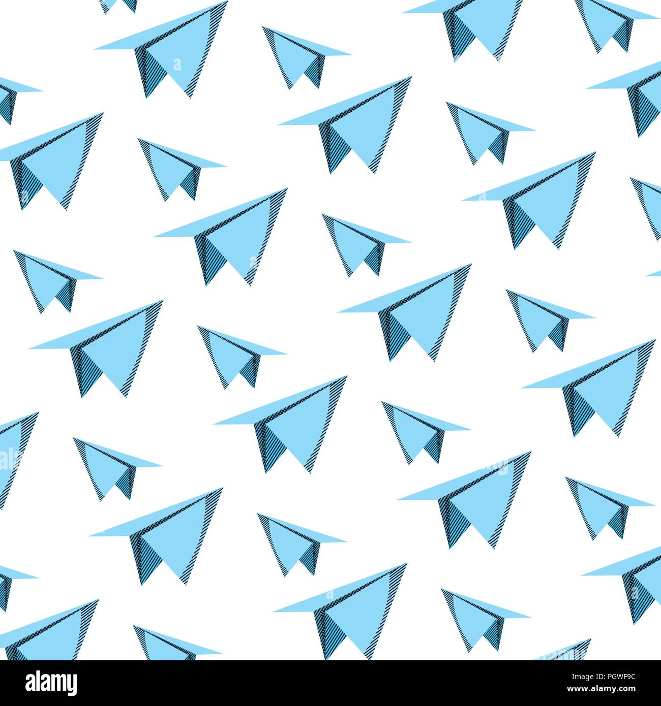 paper plane origami design background Stock Vector Image & Art - Alamy