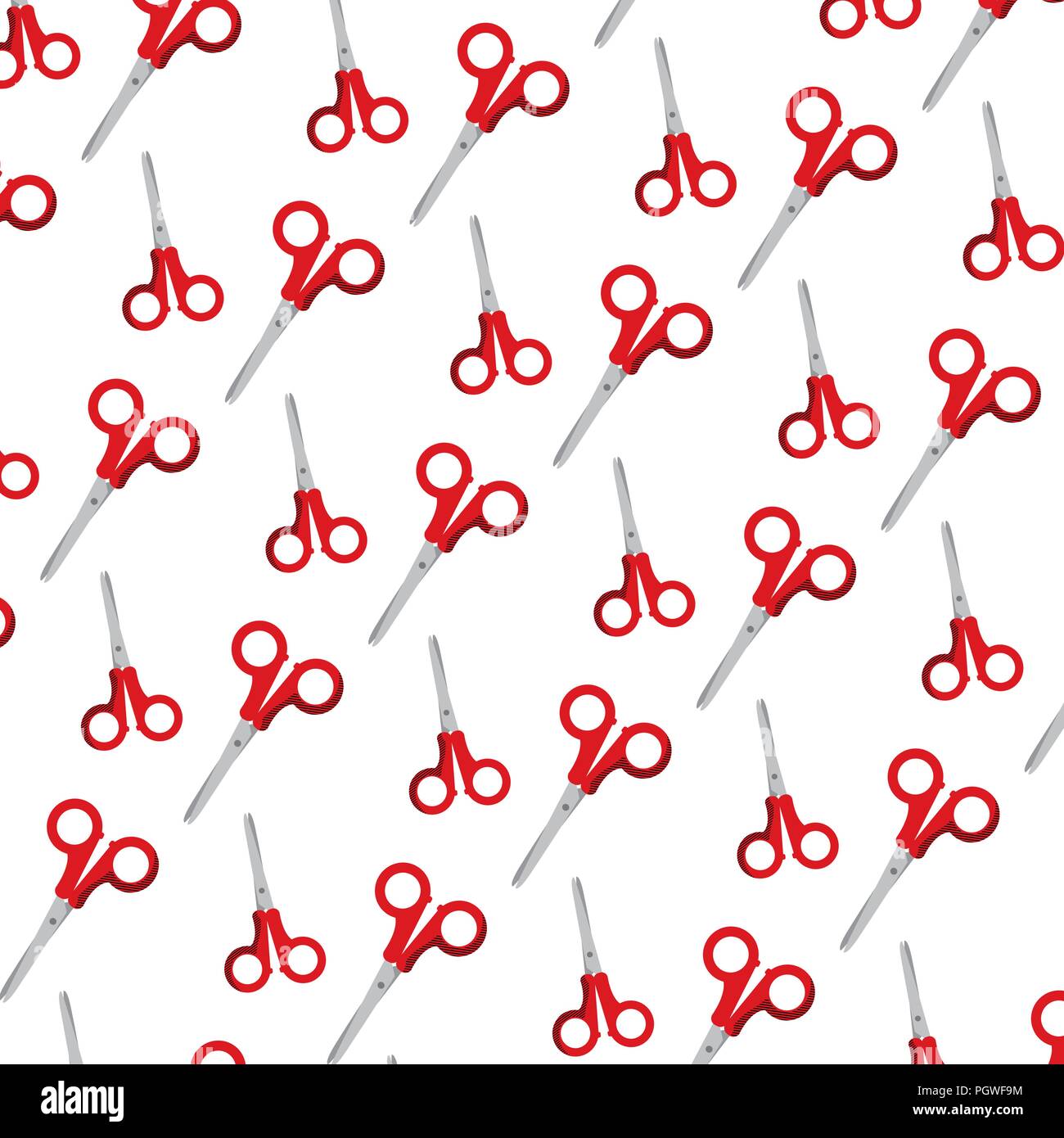 artistic scissors school utensils background Stock Vector Image & Art ...