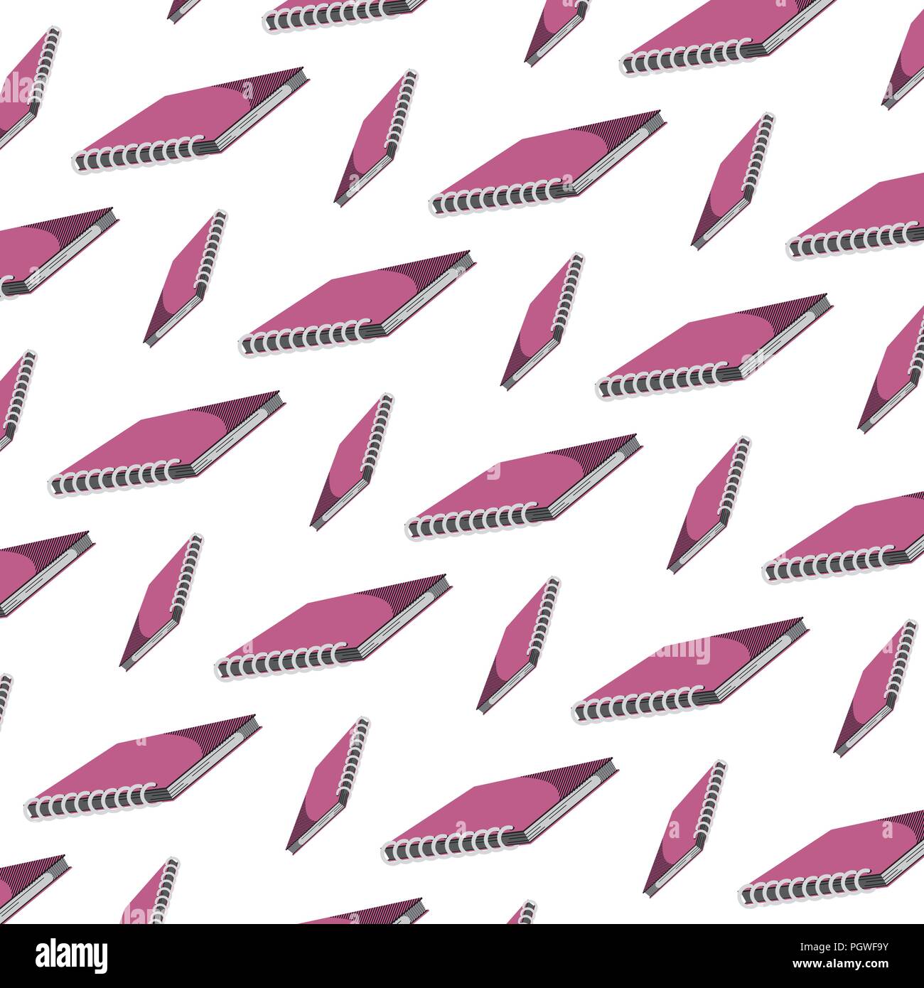 nice notebook school utensil background Stock Vector Image & Art - Alamy