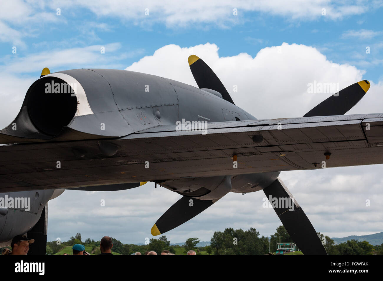 VLADIVOSTOK, RUSSIA - AUGUST 26, 2018: Il-38N anti-submarine aircraft ...