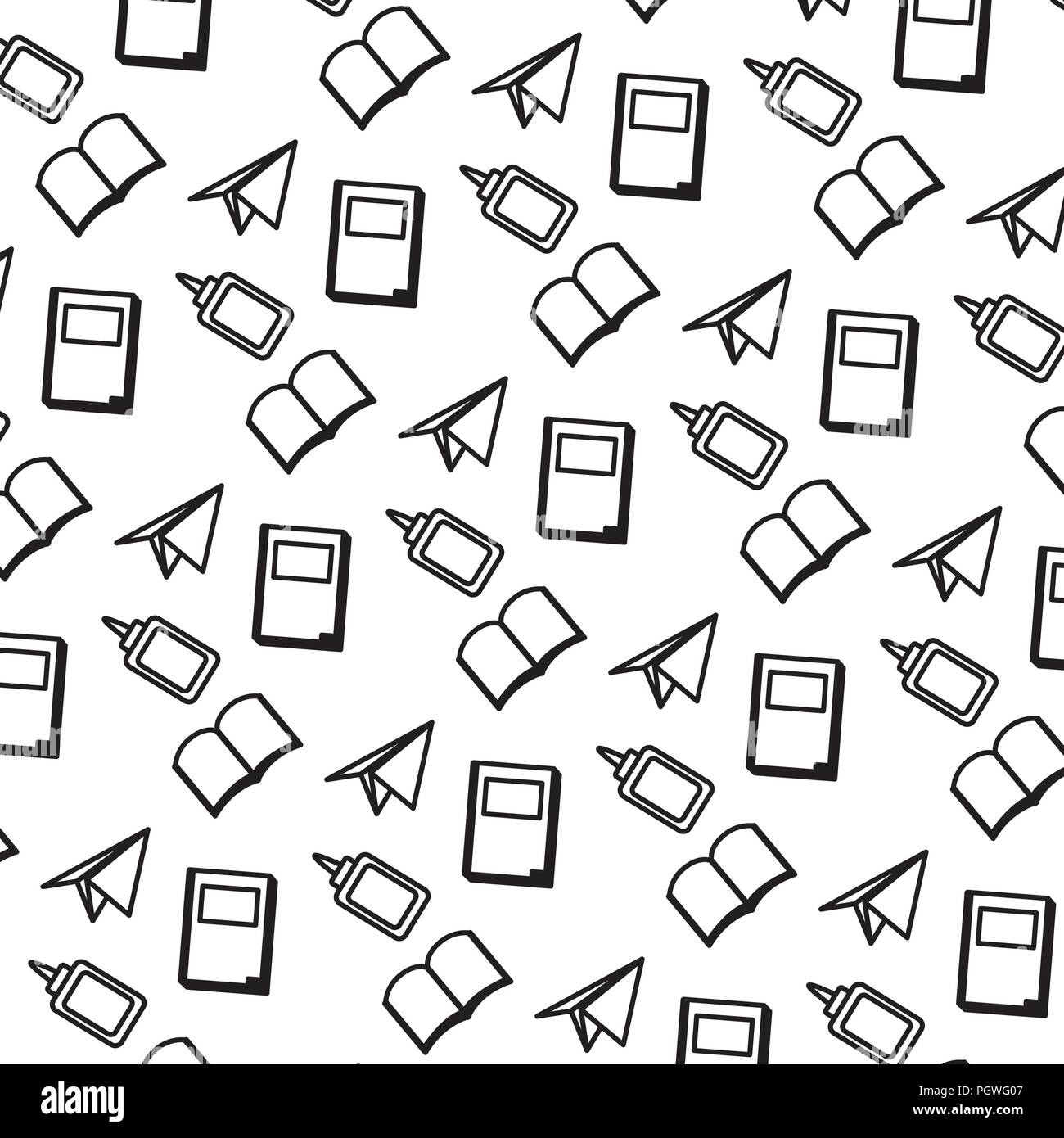 line school tools education background design Stock Vector Image & Art ...