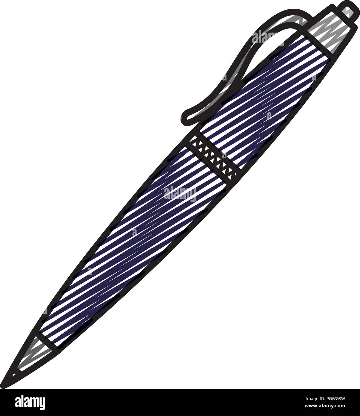 doodle classic pen design tool object Stock Vector Image & Art - Alamy
