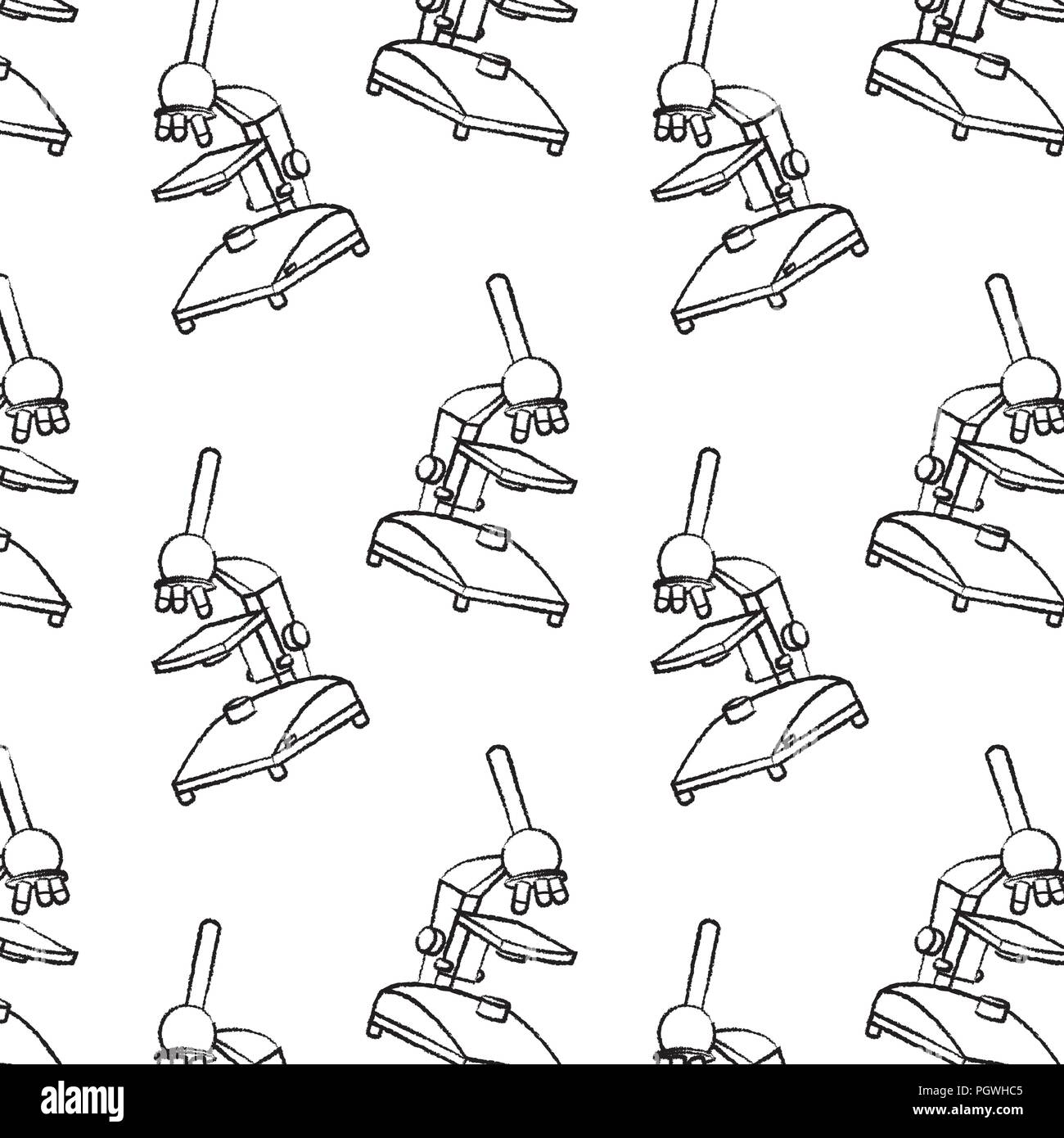 grunge science microscope laboratory object background Stock Vector ...