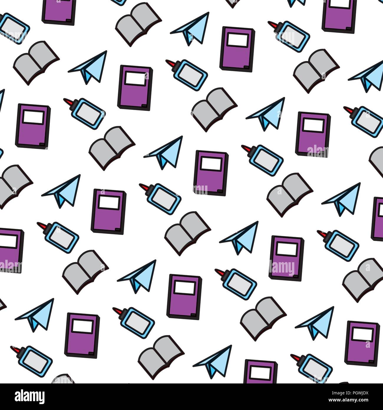 color school tools education background design Stock Vector Image & Art ...