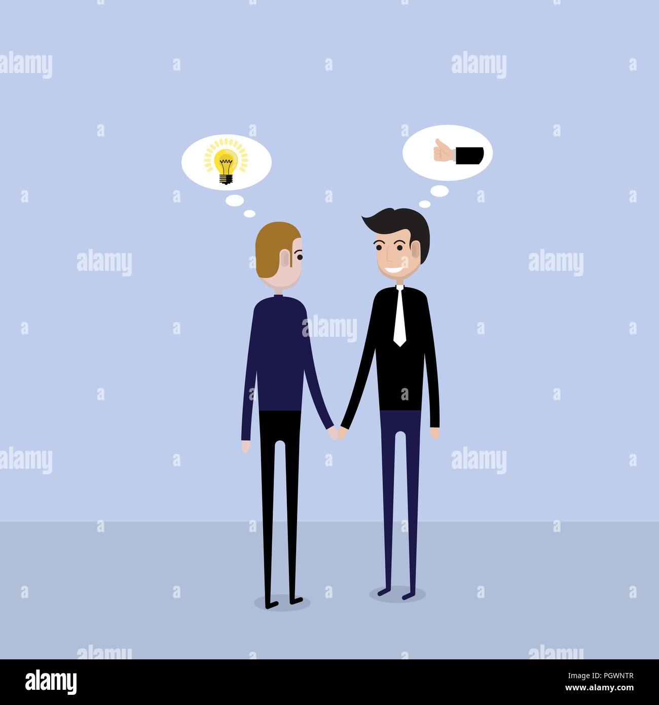 Working together sign Stock Vector Images - Alamy