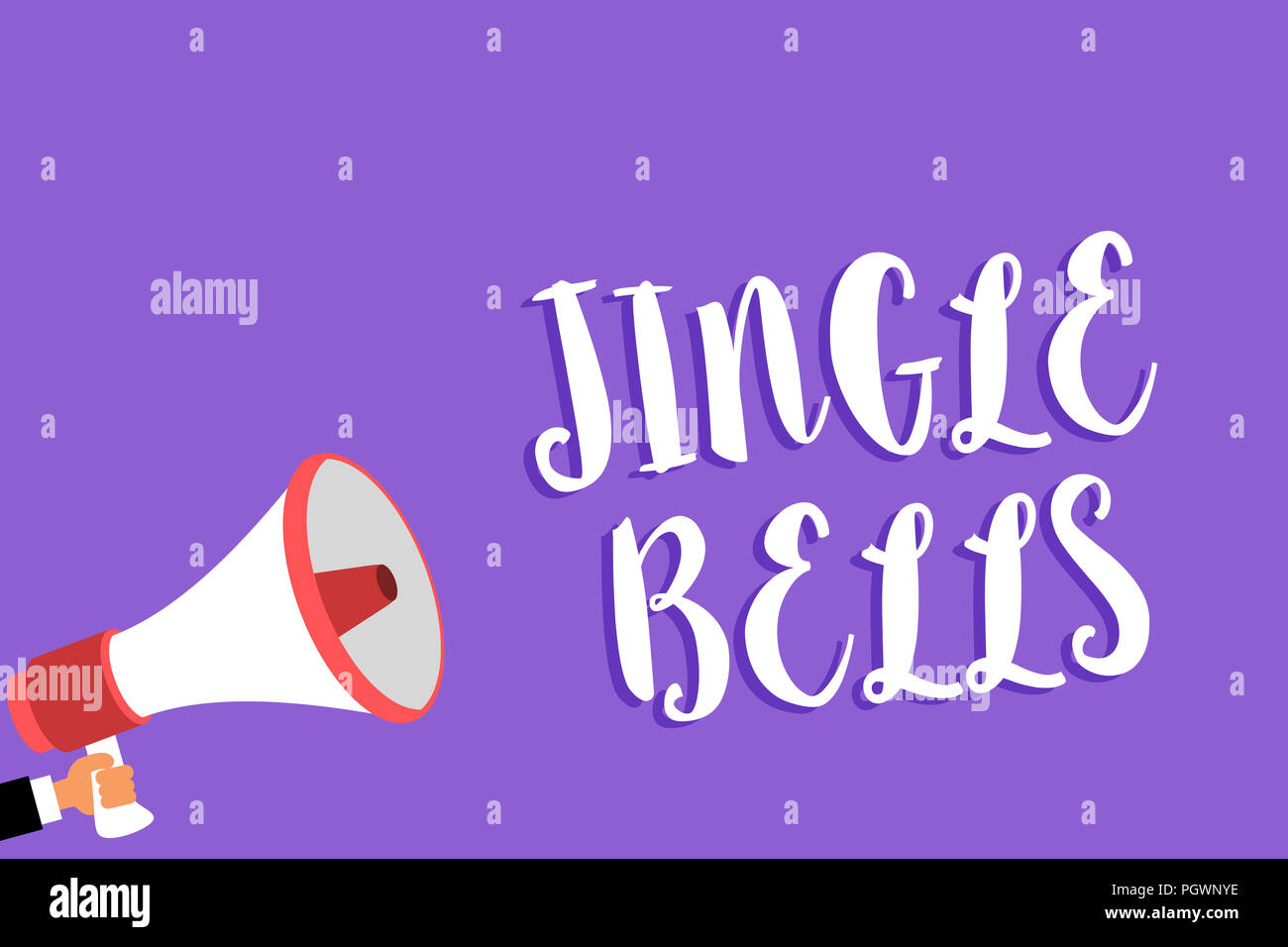 Conceptual hand writing showing Jingle Bells. Business photo text Most ...