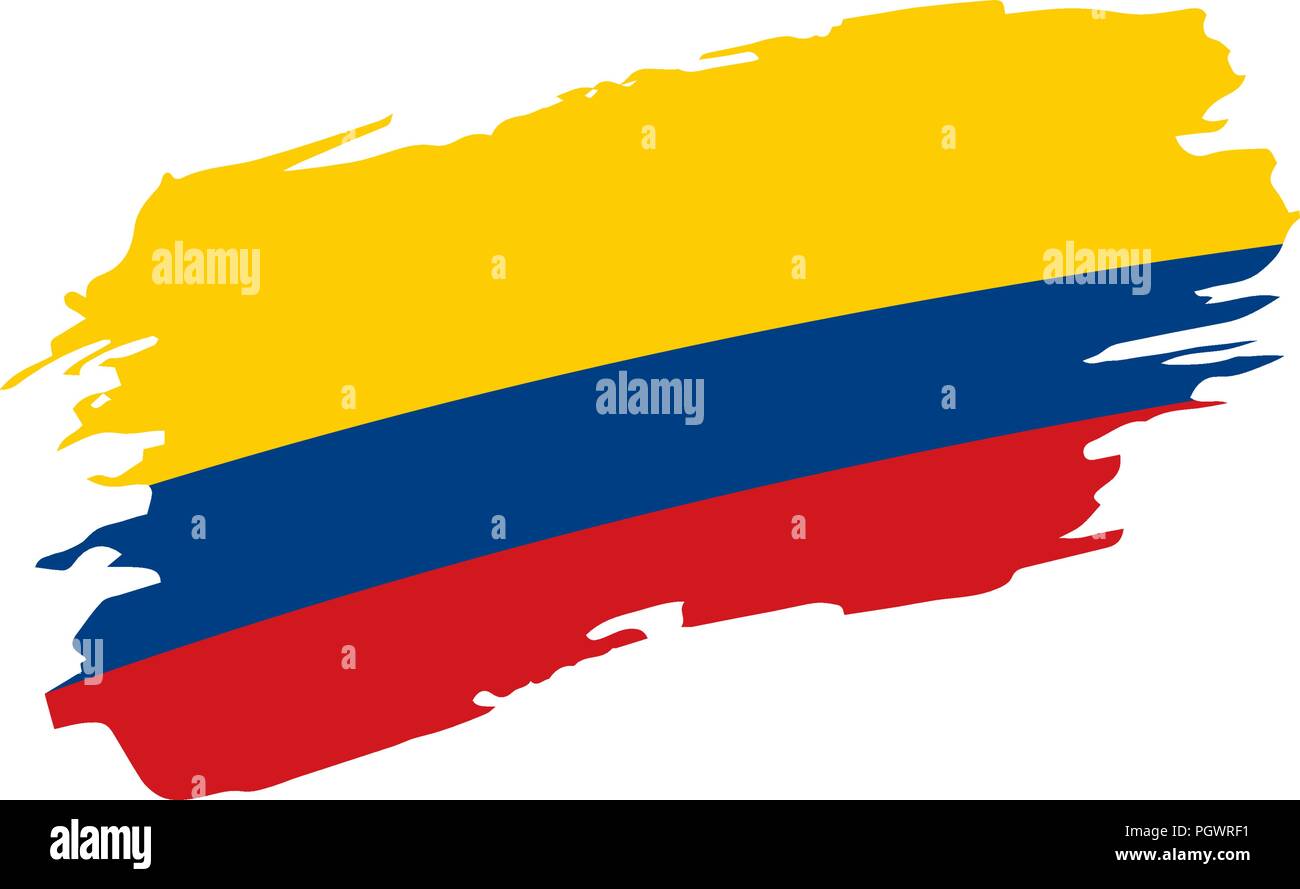Colombia flag, vector illustration Stock Vector Image & Art - Alamy