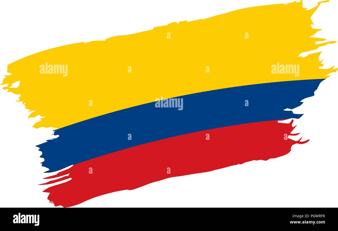 Colombia flag, vector illustration Stock Vector Image & Art - Alamy