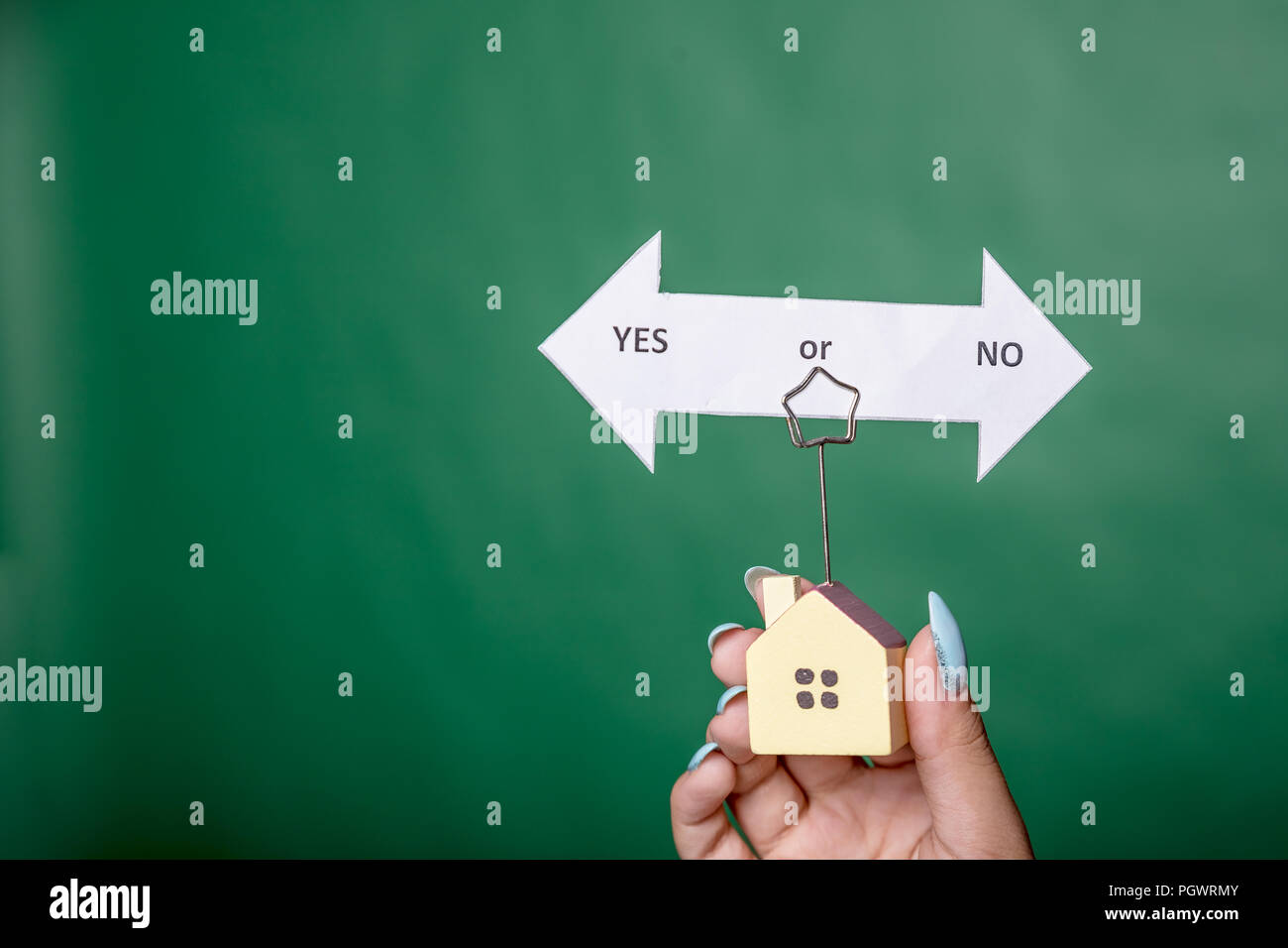Loan yes no symbol hi-res stock photography and images - Alamy