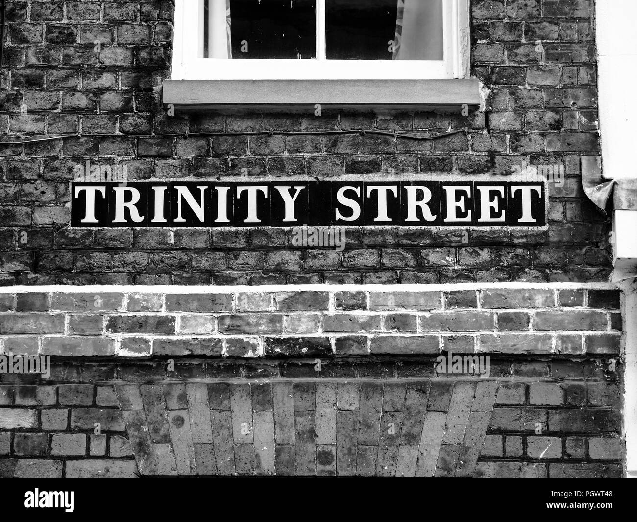 Cambridge sign Black and White Stock Photos & Images - Alamy
