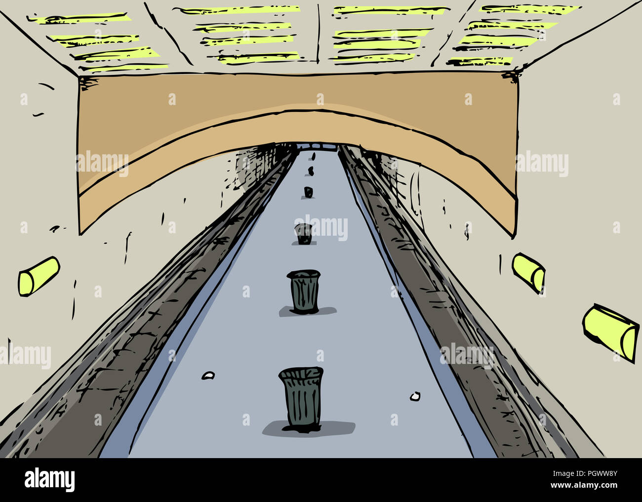 Empty can cartoon illustration hi-res stock photography and images - Alamy