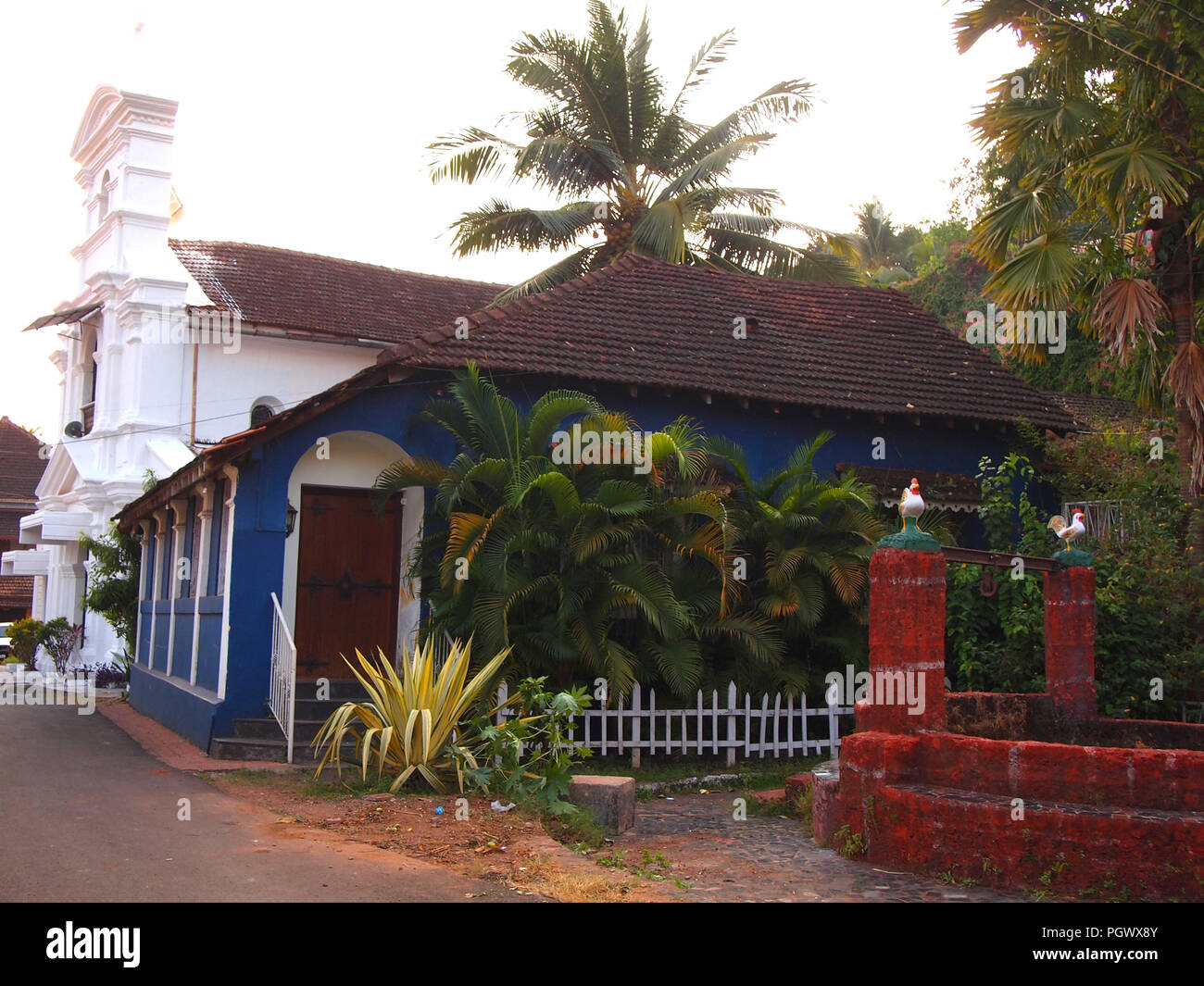 Portuguese colonial heritage in Panaji/Panjim’s old town, Goa, India ...