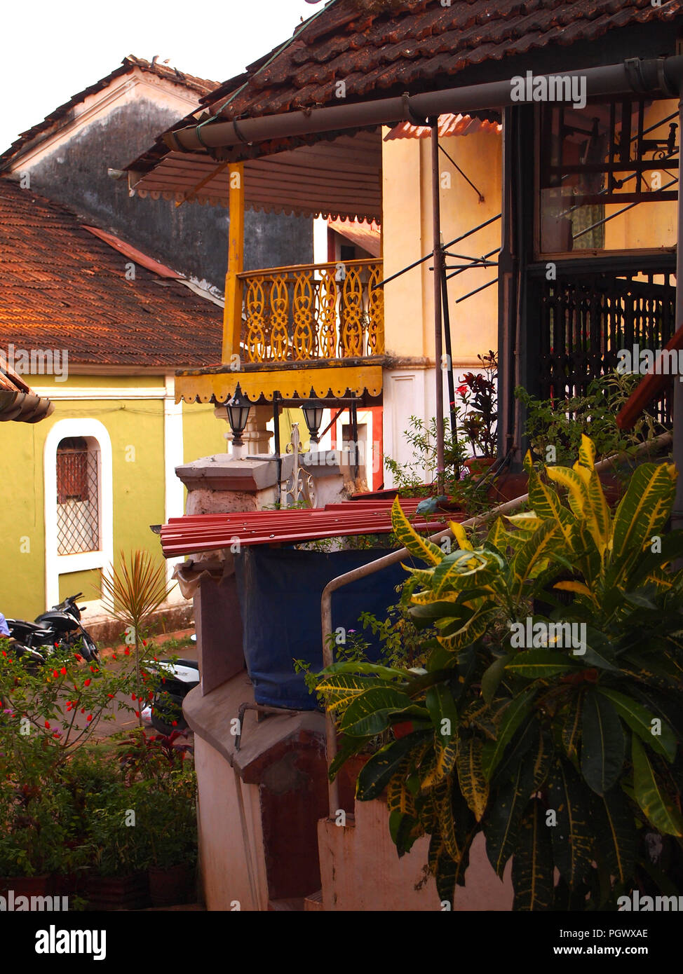 Portuguese colonial heritage in Panaji/Panjim’s old town, Goa, India ...