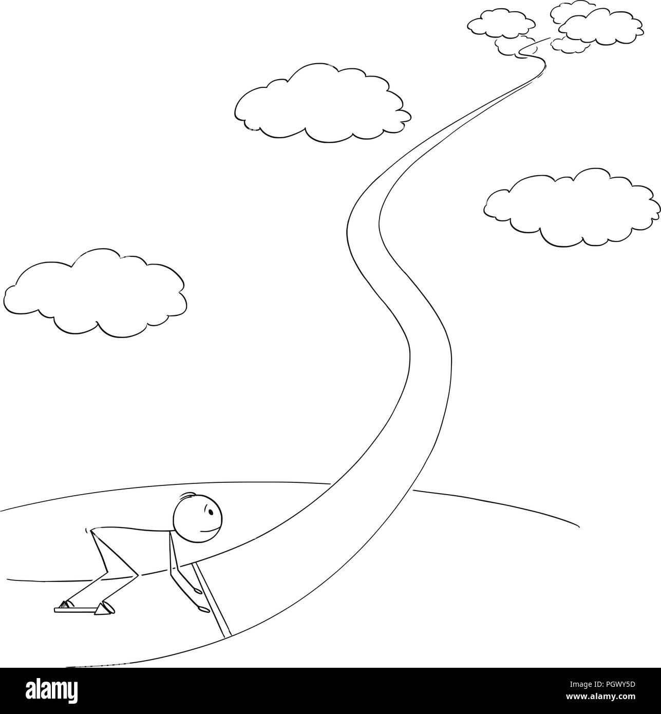 Ready to start cartoon hi-res stock photography and images - Alamy