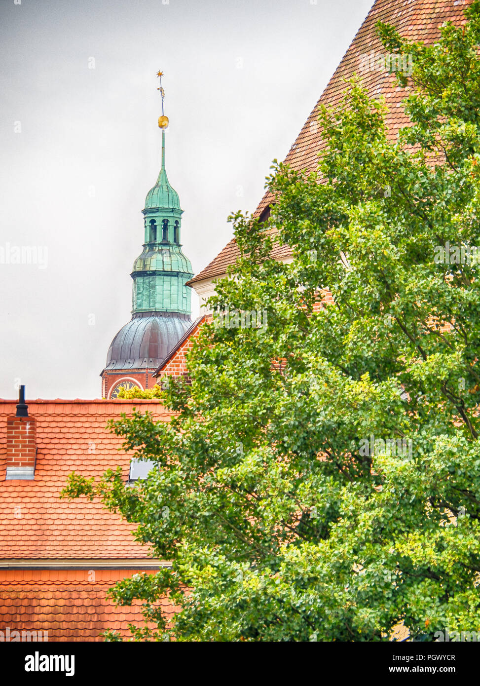 View of Hausmannsturm in Luckau, Brandenburg, Germany Stock Photo - Alamy