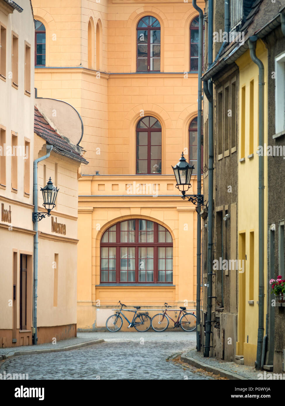 Buildings in Luckau, Brandenburg, Germany Stock Photo - Alamy