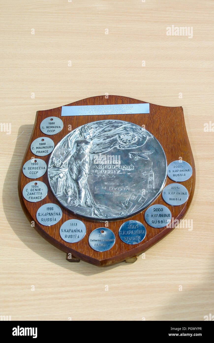 The London Aerodrome Trophy. The Royal Aero Club Trophy Women's World ...