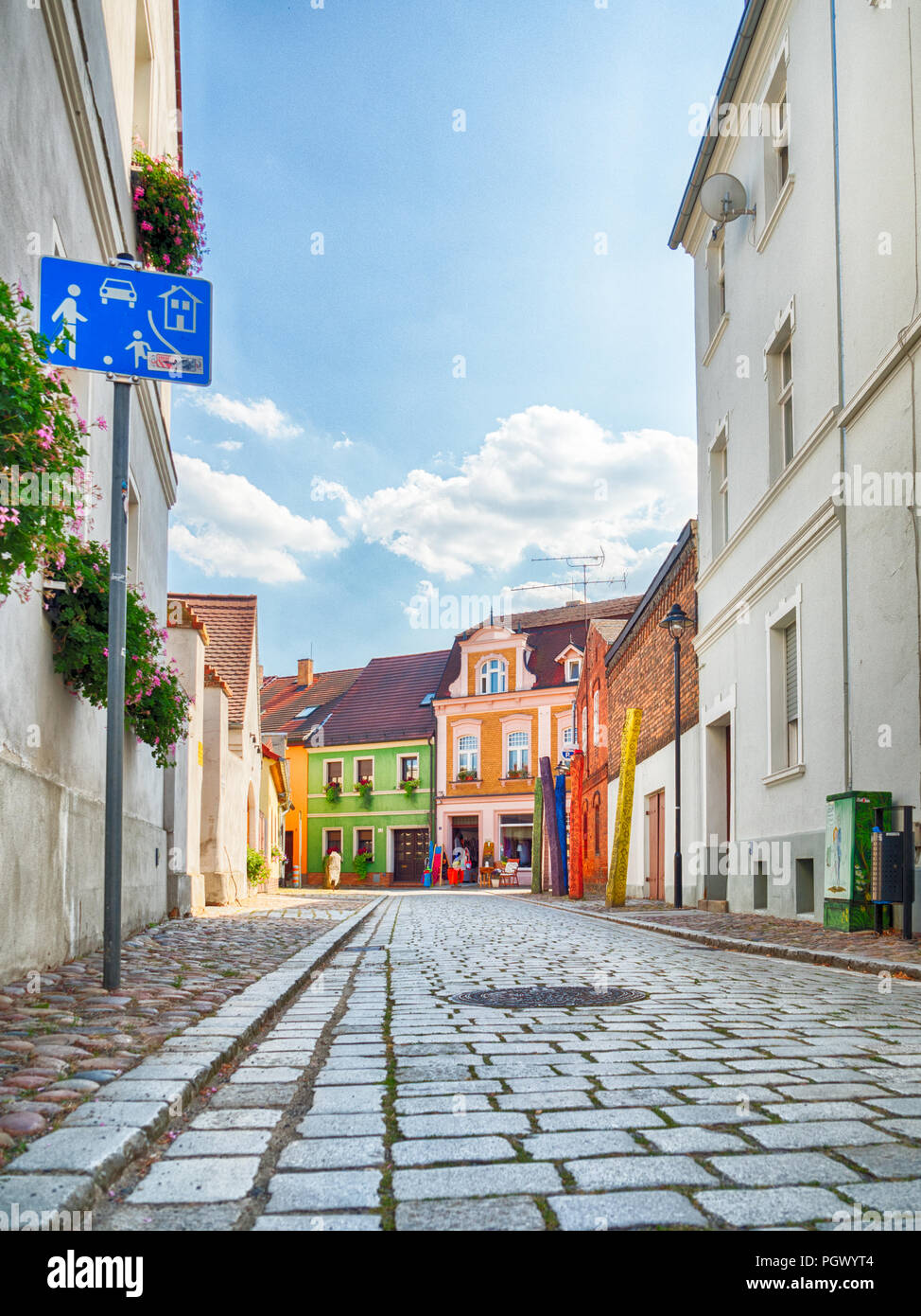 A street in the centre of Lübbenau, Spreewald, Germany Stock Photo - Alamy