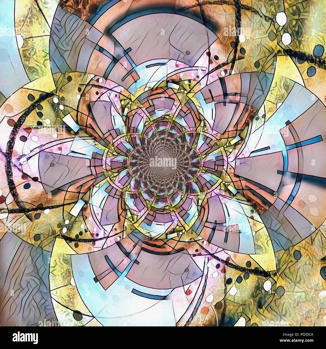 Concentric Circles Drawing Stock Photos & Concentric Circles Drawing ...