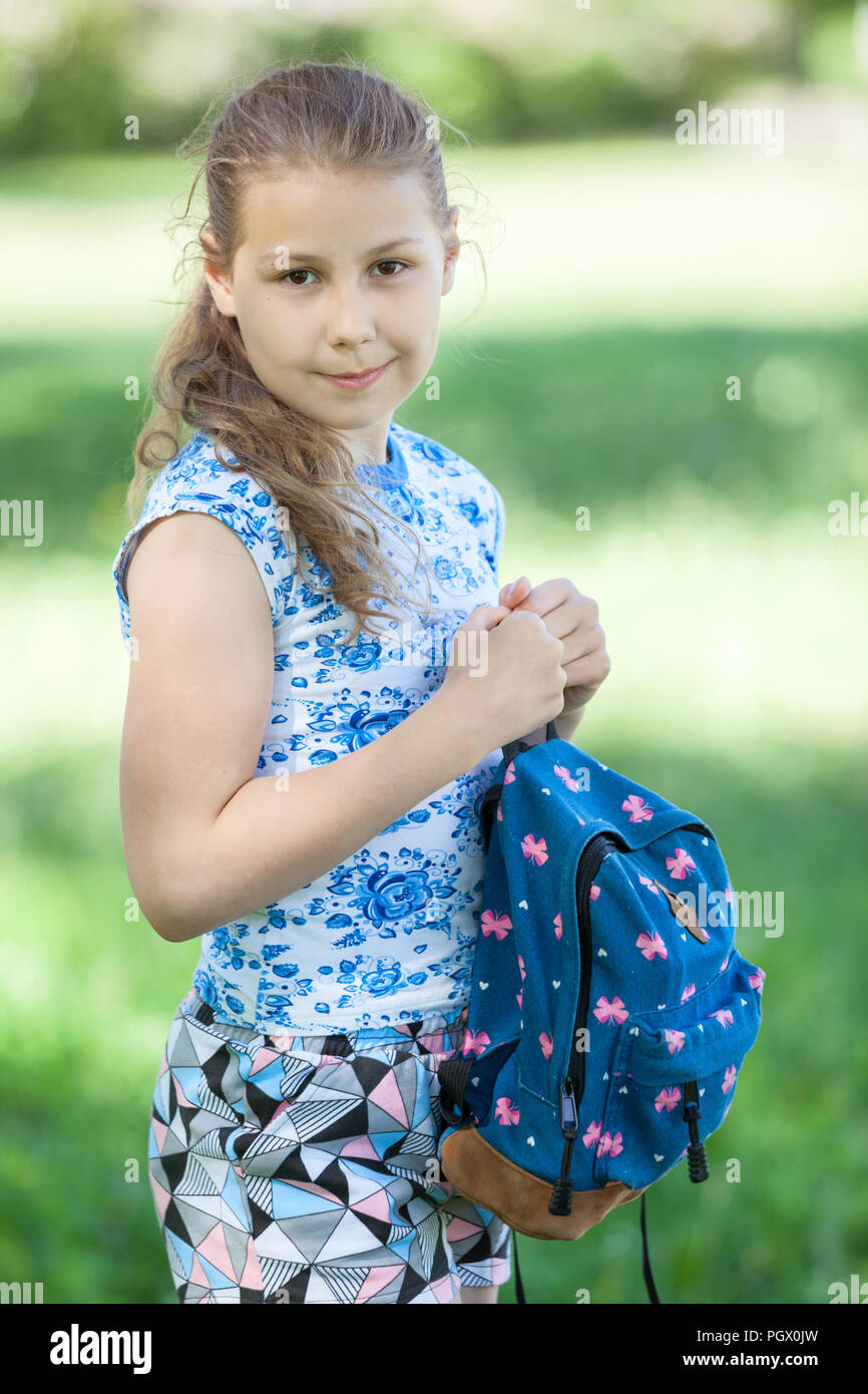 Backpack childhood hi-res stock photography and images - Alamy