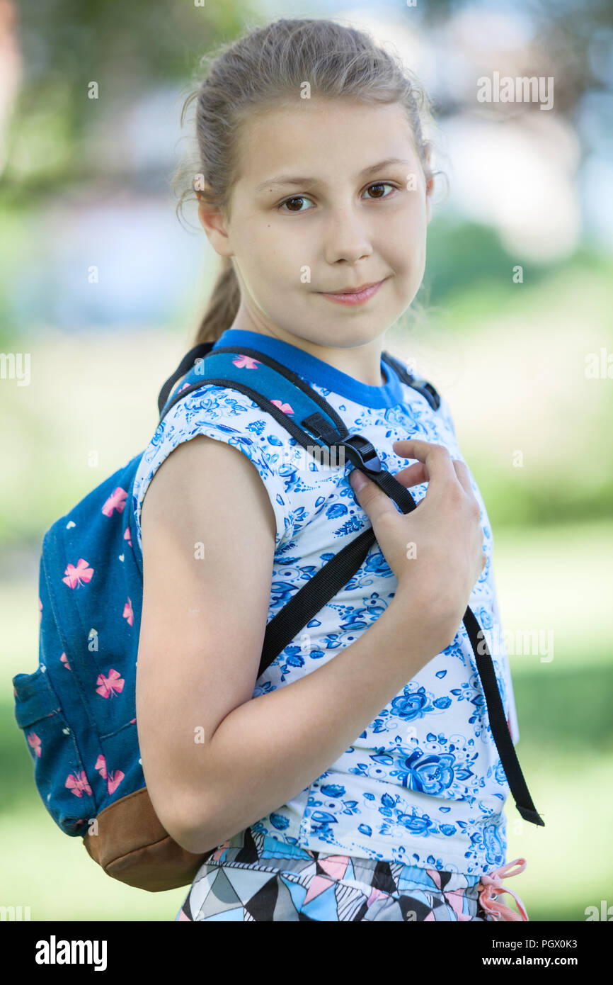 Backpack on back hi-res stock photography and images - Alamy