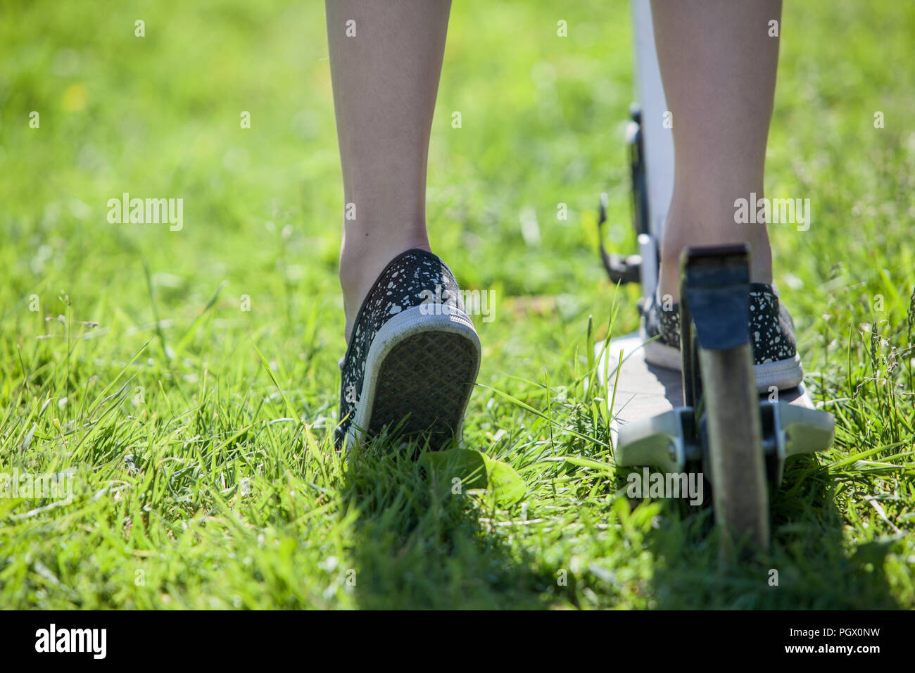 Bicycle kick children hi-res stock photography and images - Alamy