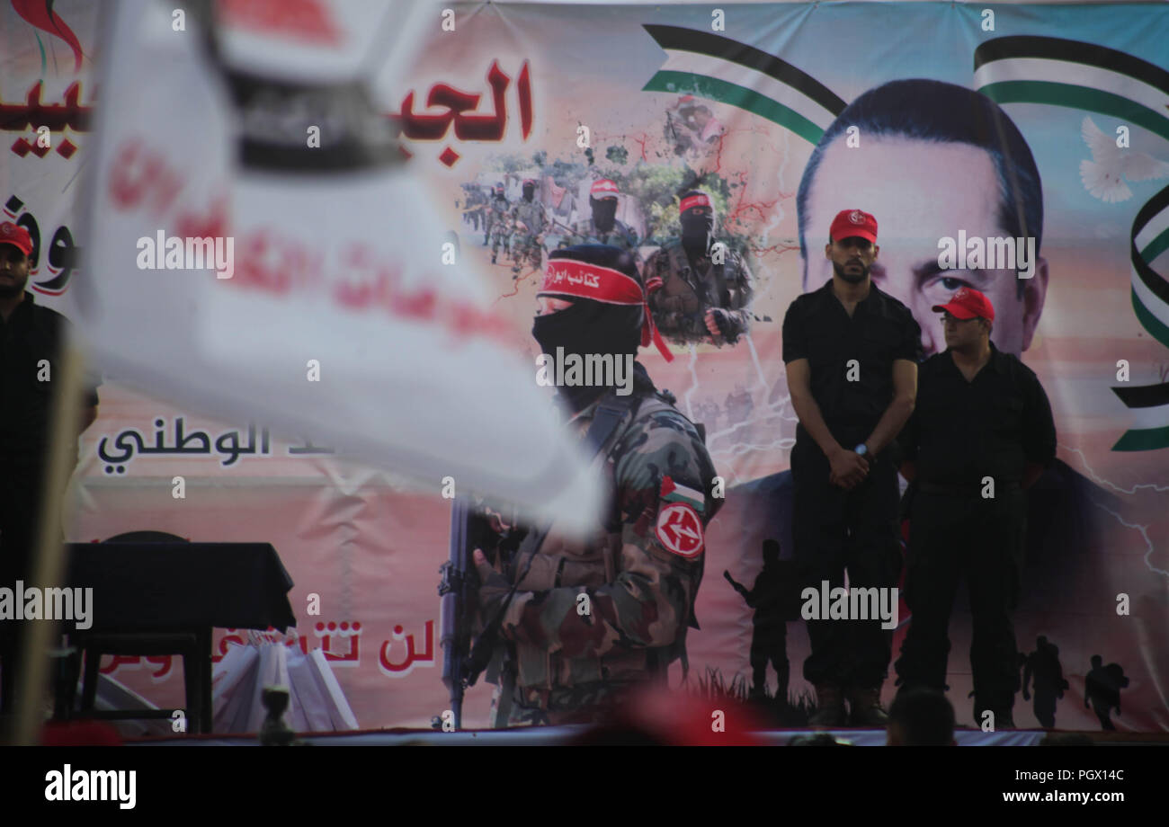 Gaza, Palestine. 28th Aug, 2018. The Popular Front for the Liberation ...