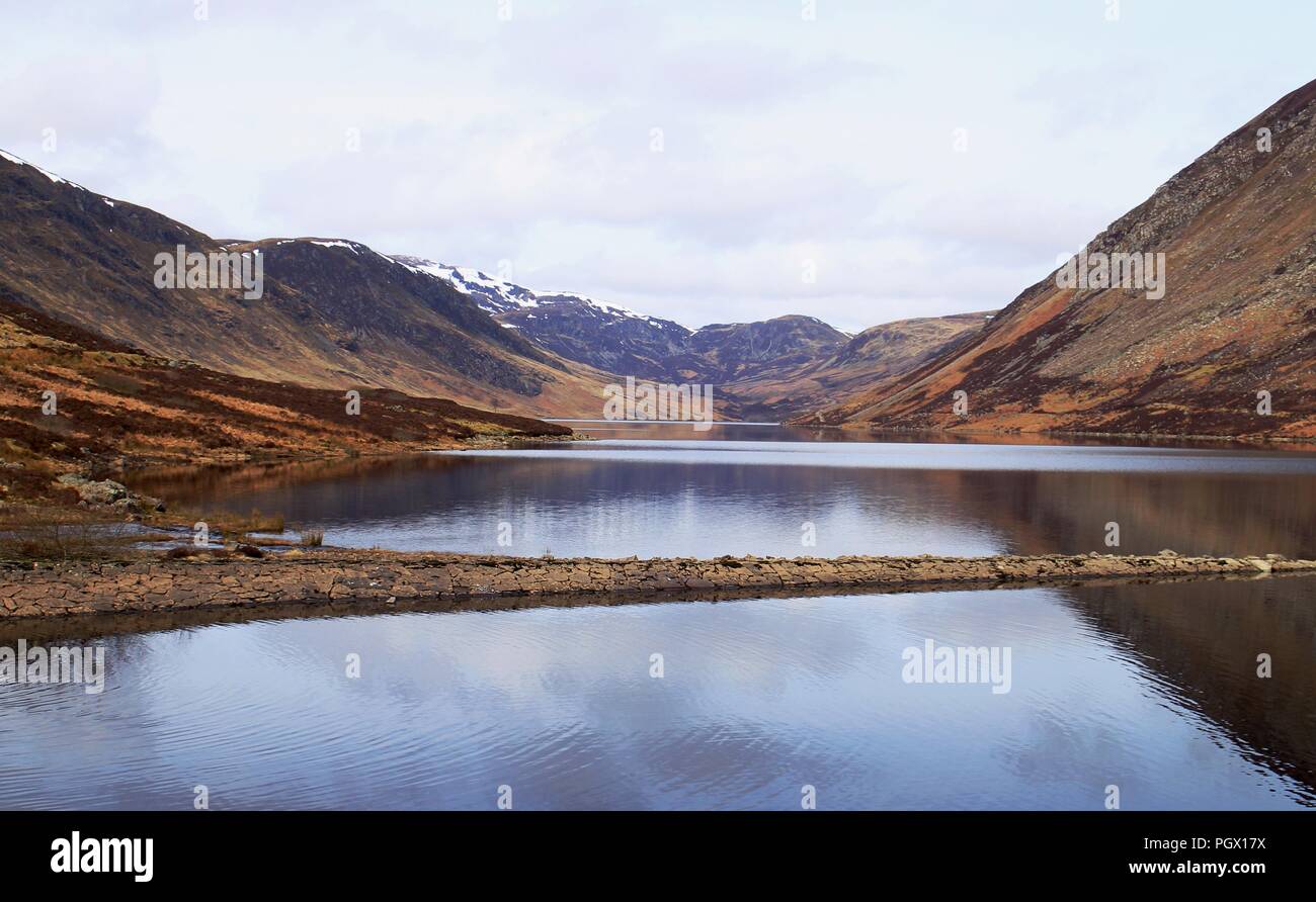 Loch Turret - Scottish Lake Stock Photo - Alamy