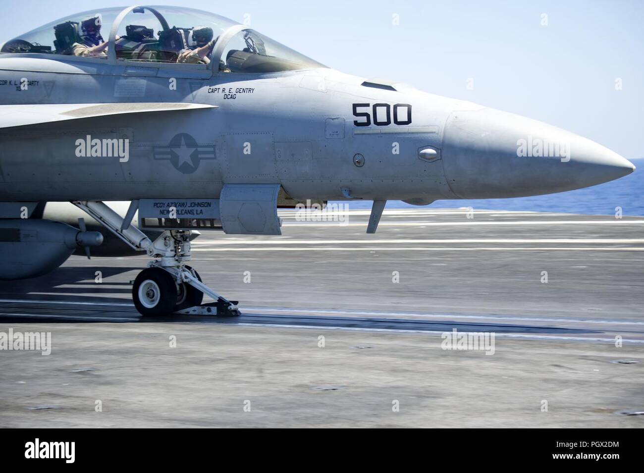 MEDITERRANEAN SEA (June 14, 2018) An EA-18G Growler, assigned to the ...