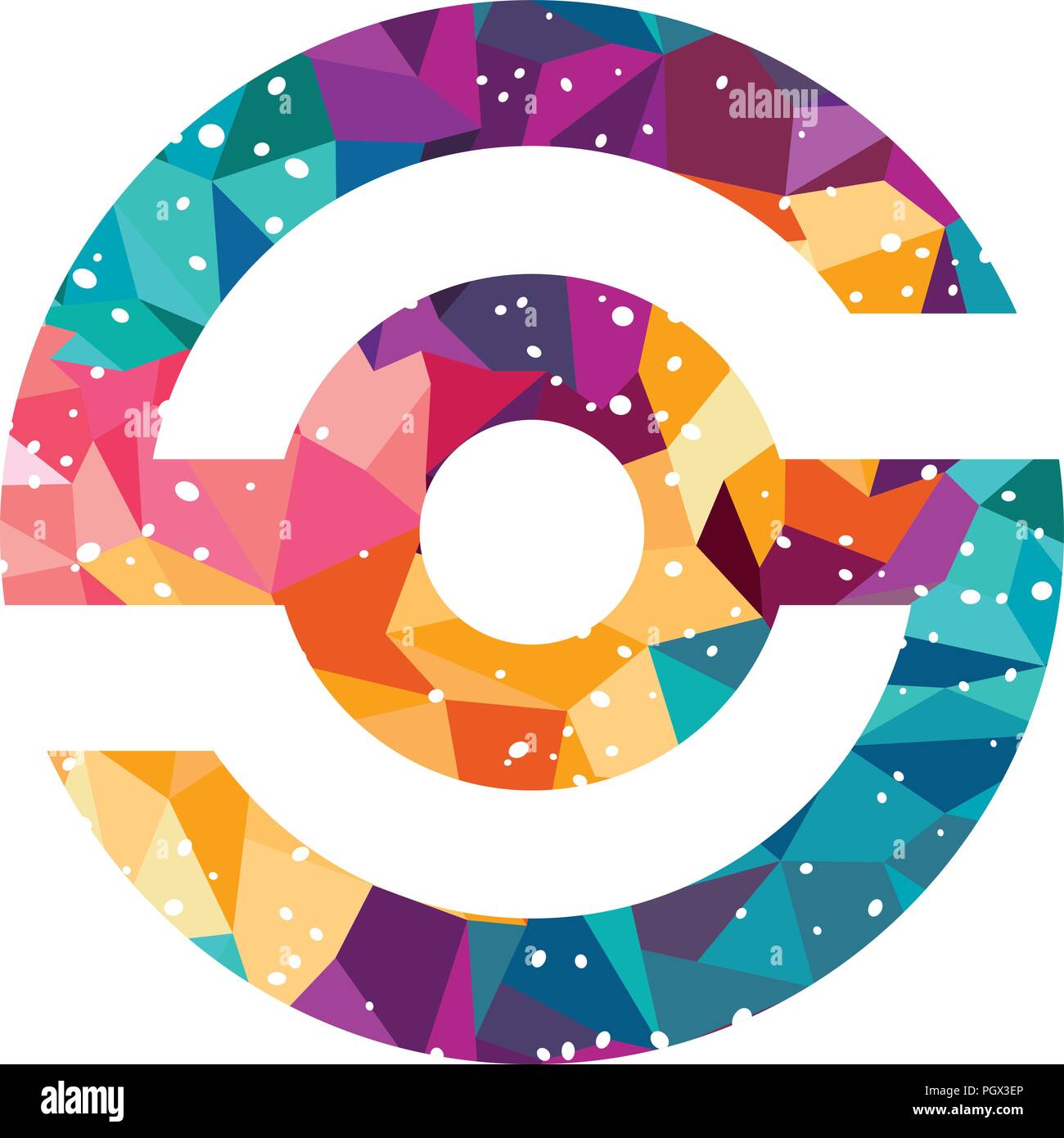 colorful alphabet theme sign symbol vector Stock Vector Image & Art - Alamy