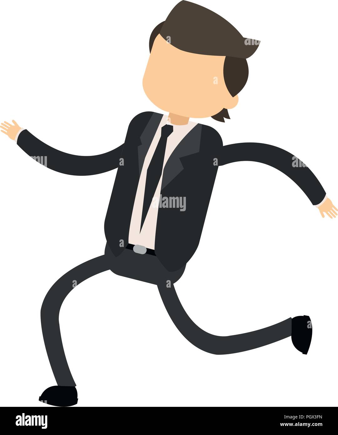 Businessman running avatar Stock Vector Image & Art - Alamy