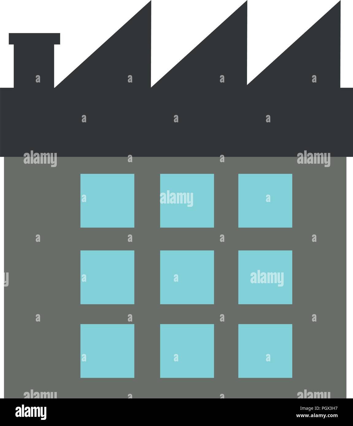 Factory building symbol Stock Vector Image & Art - Alamy