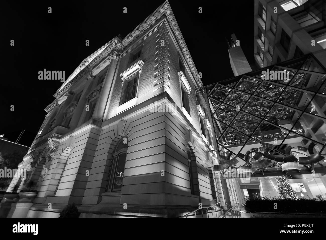 Library university night Black and White Stock Photos & Images - Alamy