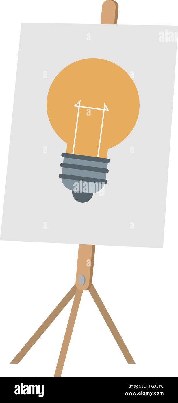 Bulb big idea on whiteboard Stock Vector Image & Art - Alamy