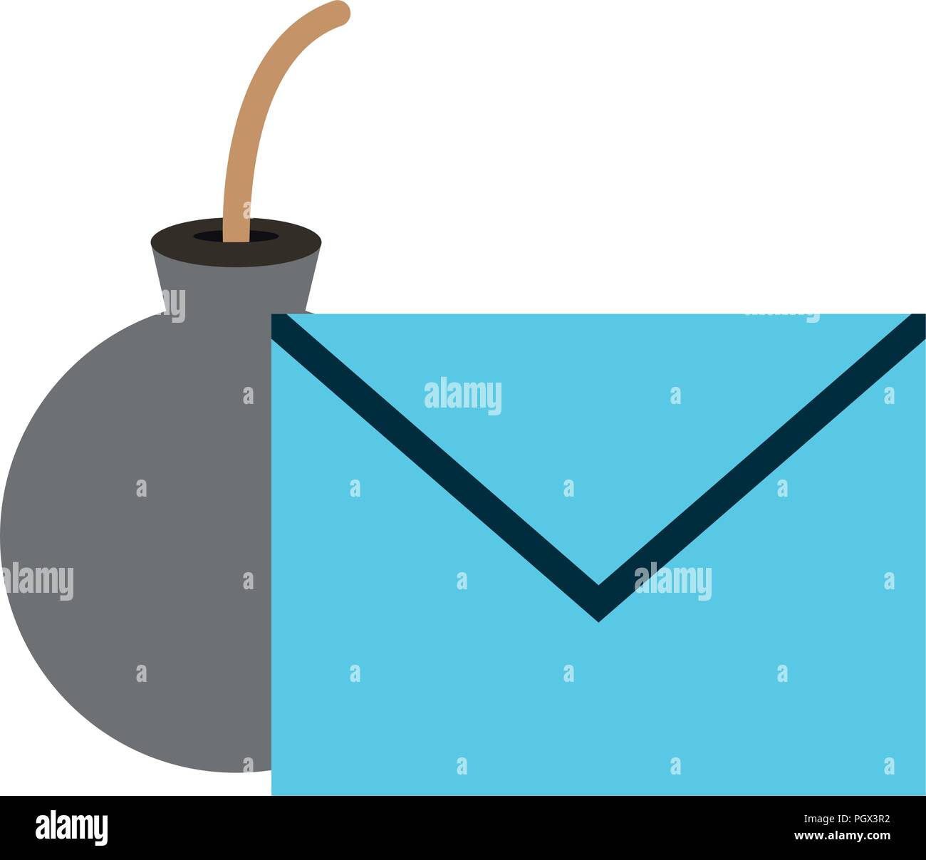 Letter bomb Stock Vector Images - Alamy