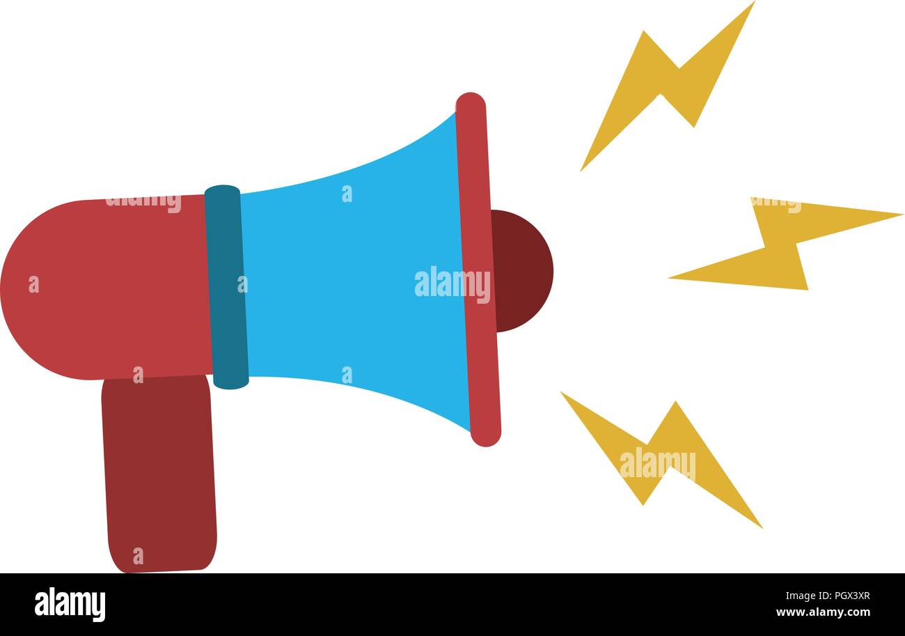 Bullhorn advertising symbol Stock Vector Image & Art - Alamy