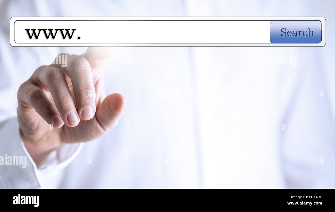 Web search field bar hi-res stock photography and images - Alamy