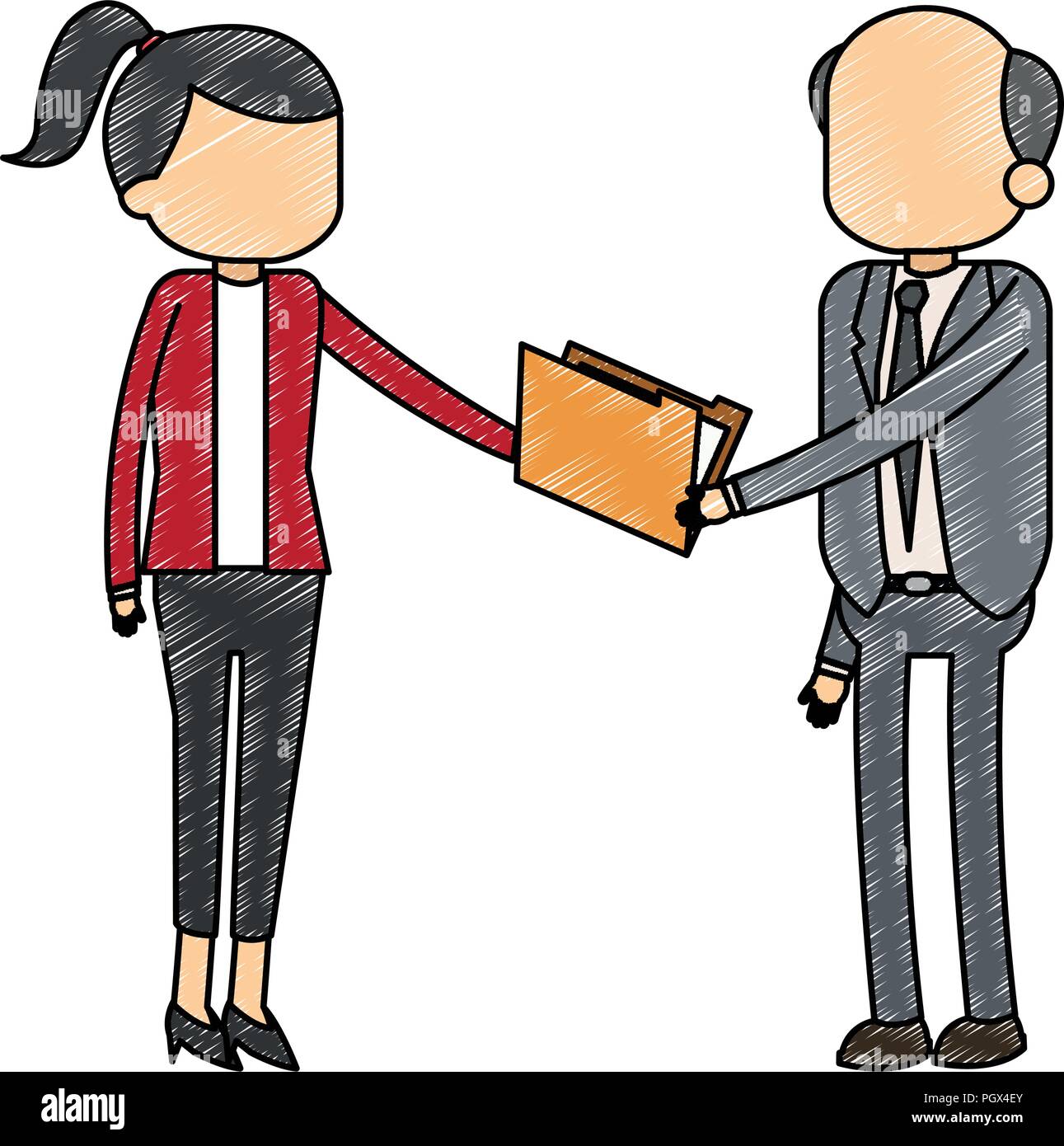 Business people avatar scribble Stock Vector Image & Art - Alamy