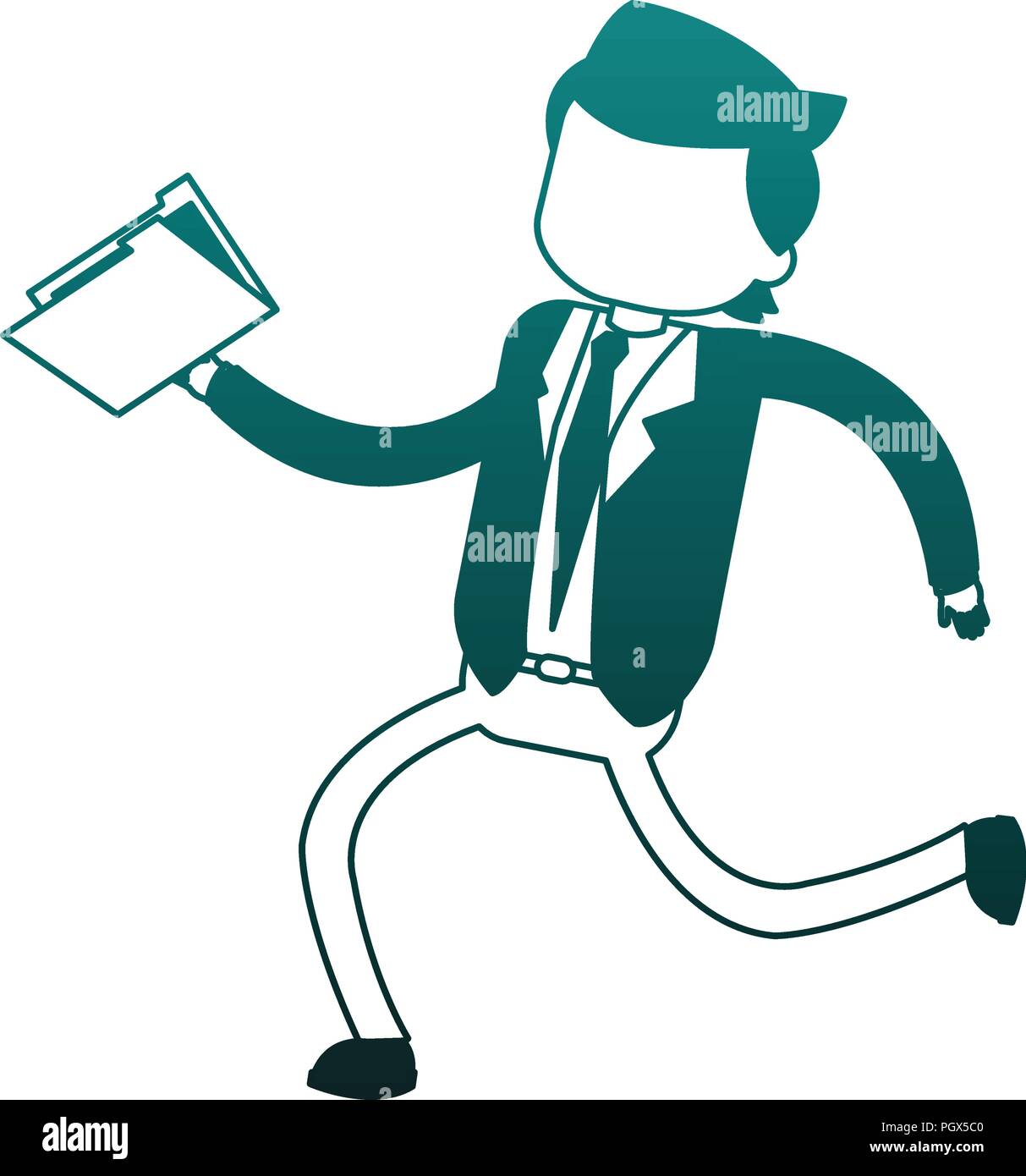 Holding folder Stock Vector Images - Alamy