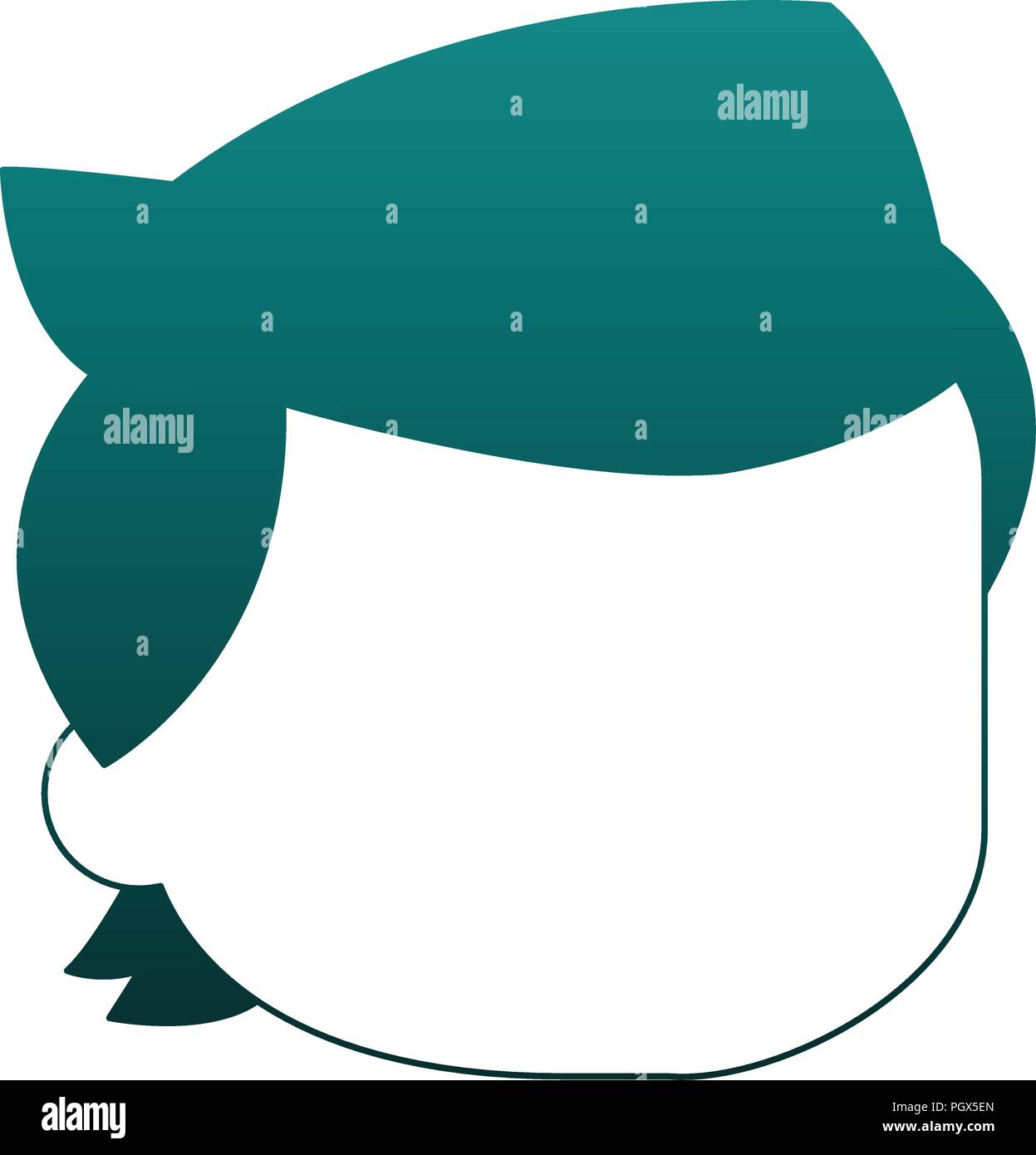 Man faceless head blue lines Stock Vector Image & Art - Alamy