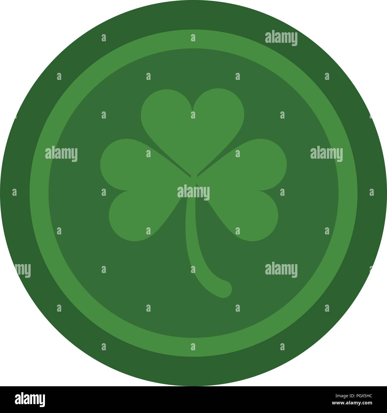 Irish coin isolated Stock Vector Image & Art - Alamy