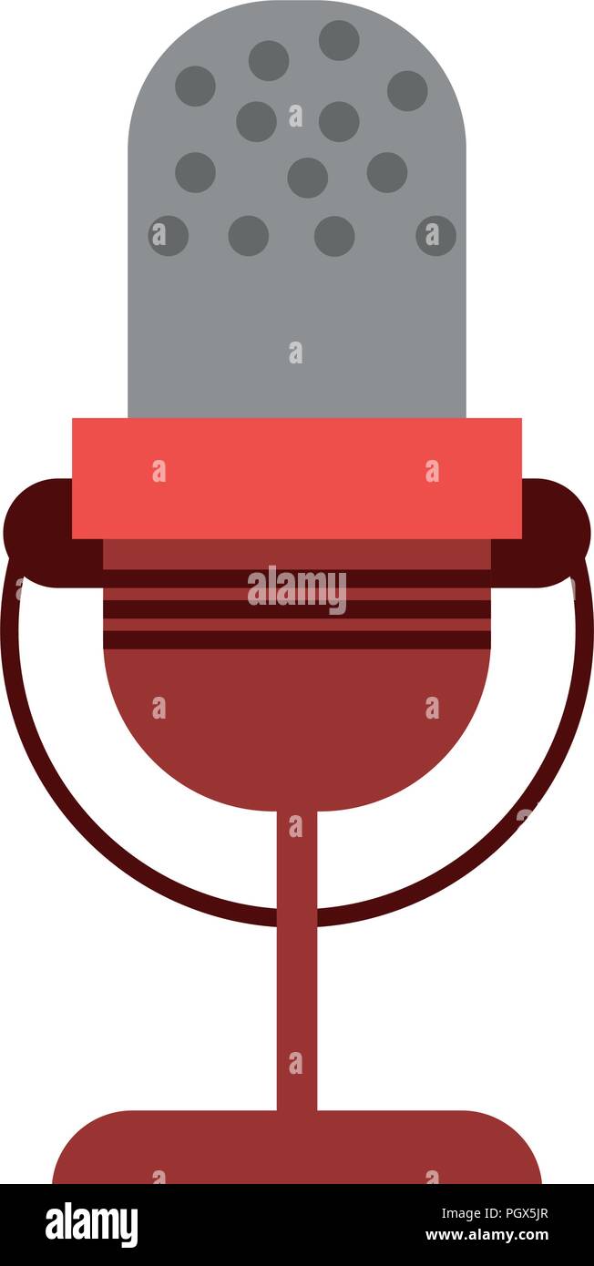 Vintage radio microphone Stock Vector Image & Art - Alamy