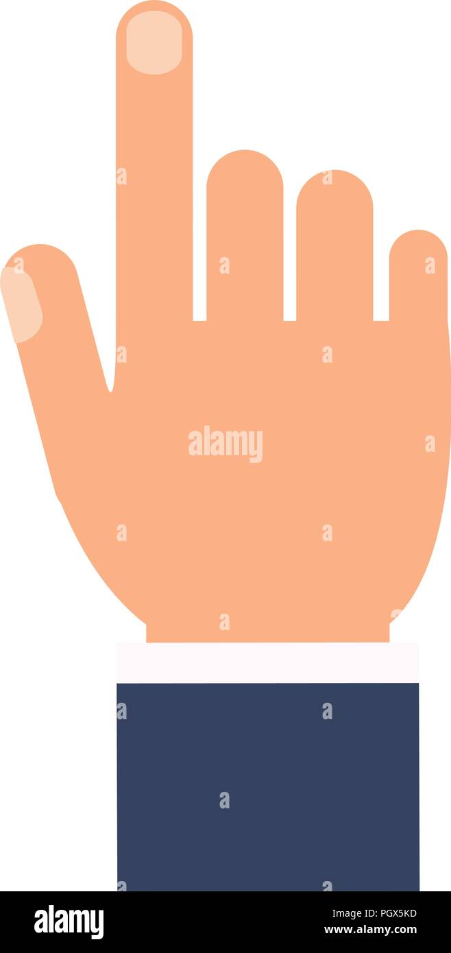 Hand finger up Stock Vector Image & Art - Alamy