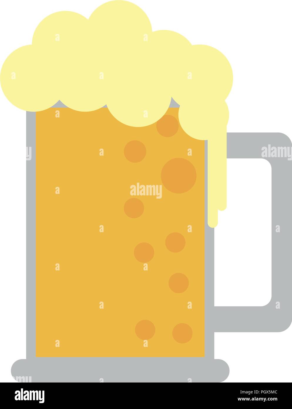 Beer glass cup Stock Vector Image & Art - Alamy