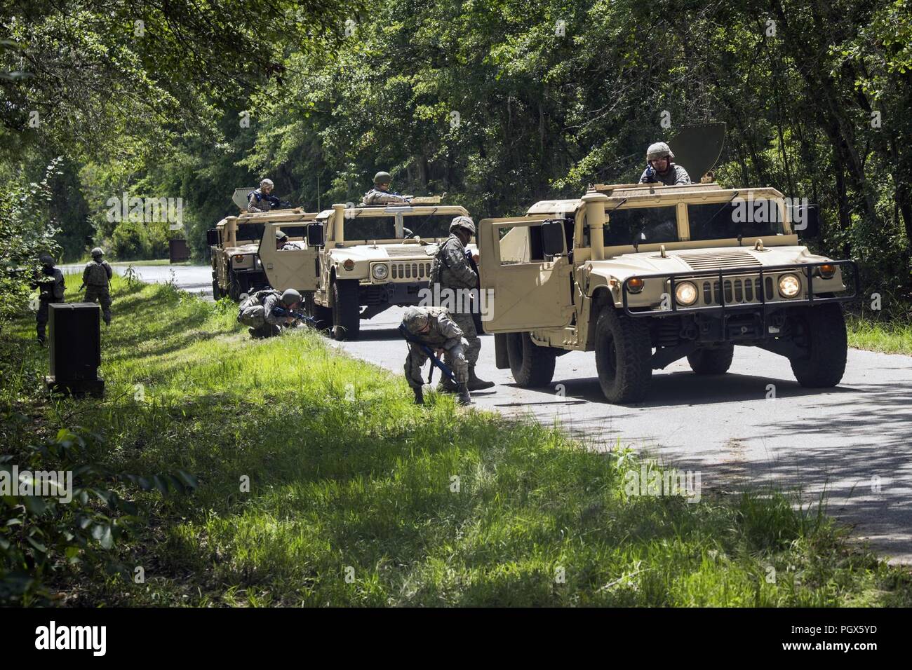 Airmen from the 23d Civil Engineer Squadron (CES) inspect the ...