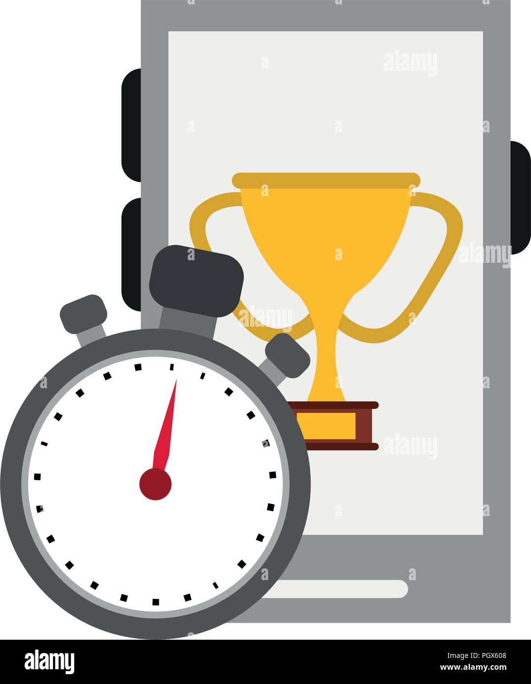 Victory smartphone Stock Vector Images - Alamy